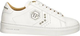 Philipp Plein Femme, Chaussures, Blanc, Taille: 37 EU Lo-Top Arrow Force