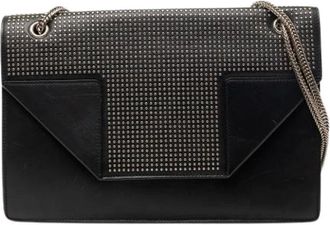 Saint Laurent Sac bandouli&egrave;re Pre-owned avec clous - Femme - Pre-owned - Noir - Taille: ONE Size
