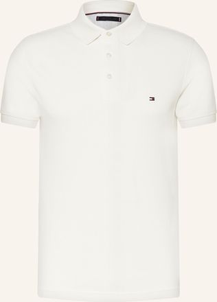 Tommy Hilfiger Piqu&eacute;-Poloshirt Slim Fit weiss