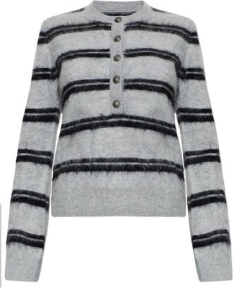Zadig&Voltaire Pull en Cachemire Mandala - Femme - Pulls - Gris - Taille: 38 FR