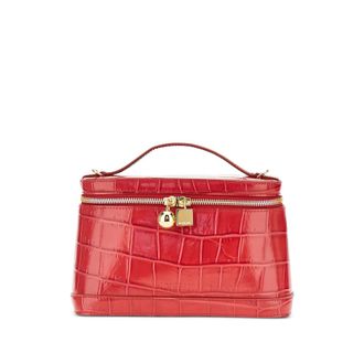 Jacquemus Croc-effect Leather Tote Bag