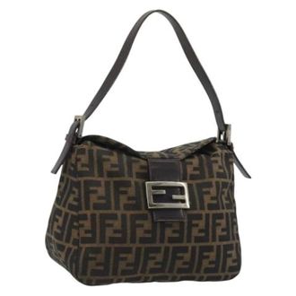Fendi Pre-owned Sac bandouli&egrave;re Zucca - Femme - Pre-owned - Brun - Taille: ONE Size
