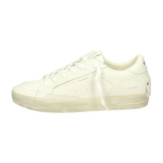 Crime London Low Top Leder Sneaker - - Shoes - Herren - Wei&szlig; - 41 EU