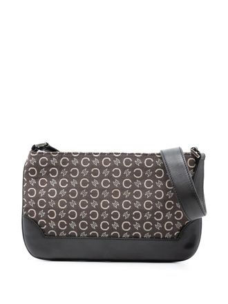 Celine 2001 C Macadam Canvas shoulder bag - Marron