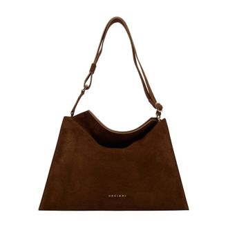 Orciani Trinity Pfirsich Midi Schultertasche - - Bags - Damen - Braun - ONE SIZE