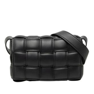 Bottega Veneta Pre-owned Cassette matelass&eacute; - Femme - Pre-owned - Noir - Taille: ONE Size