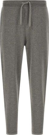 Brunello Cucinelli Homme, Pantalons, Gris, Taille: S Joggers en m&eacute;lange de coton