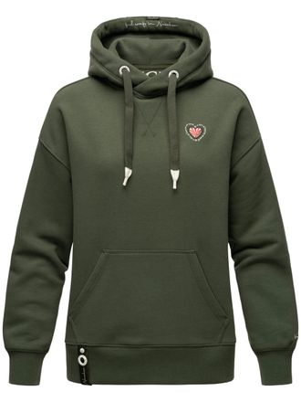 Navahoo Damen Hoodie Goldfee - Kuscheliger Kapuzenpullover mit K&auml;ngurutasche