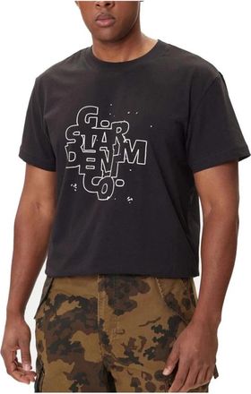 G-Star HD Print T-Shirt - - Tops - Herren - Schwarzk - L