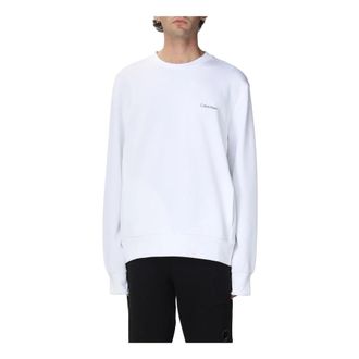 Calvin Klein Herren Hoodie in Wei&szlig; mit Micro Logo - - Sweatshirts & Hoodies - Herren - Wei&szlig; - XL