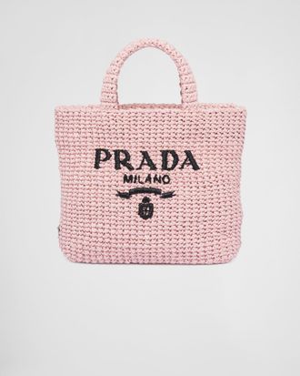 Prada Kleine gehäkelte Tote Bag
