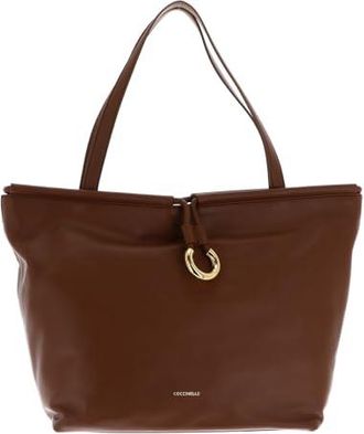 Coccinelle Cuir sac shopper Elisbet Handbag Smooth Leather Cognac brun