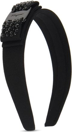 Ferragamo Femme, Accessoires, Noir, Taille: ONE Size Vara Bow Headband