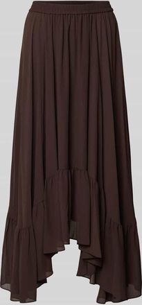 Michael Kors Midi-Rock aus Chiffon in asymmetrischem Look