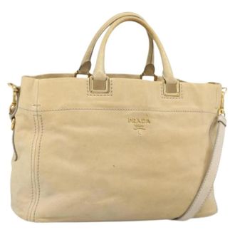 Prada Pre-owned Vintage Tote Bag - - Pre-owned - Damen - Beige - ONE SIZE