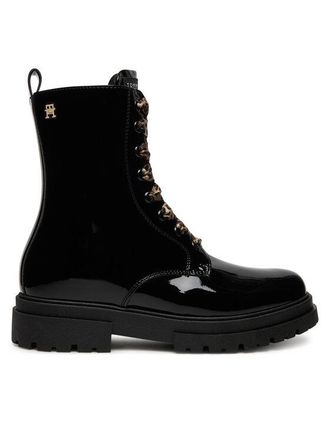 Tommy Hilfiger Schn&uuml;rschuhe T4A5-34026-0775 D Schwarz