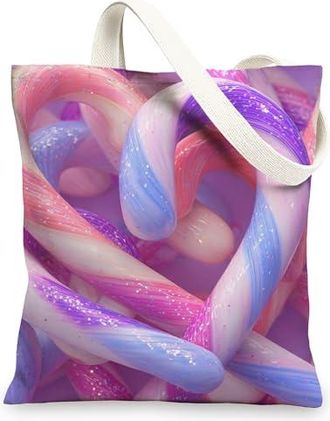 Generic Sacs fourre-tout en toile colorée, motif tourbillon artistique, sacs à provisions réutilisables, sacs à bandoulière légers et lavables pour salle de s