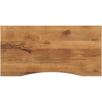 vidaXL Schreibtischplatte mit Aussparung 140x50x2,5cm Massivholz Mango Vidaxl