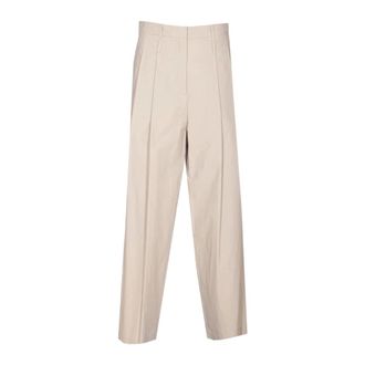 Alysi Femme, Pantalons, Gris, Taille: 38 FR Pantalone Popeline Pinces