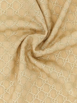 Gucci Womens Beige Wool Scarf
