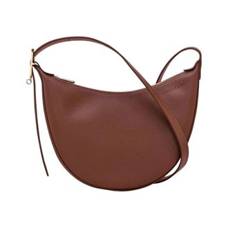Longchamp Femme, Sacs, Brun, Taille: ONE Size Le Foulonn&eacute; Sac bandouli&egrave;re S