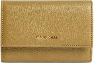 Coccinelle Femme, Accessoires, Vert, Taille: ONE Size Metallic Medium Wallet
