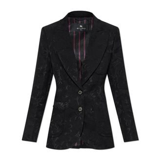 Etro Sakko mit Einzelschlitz - - Jackets - Damen - Schwarzk - XS