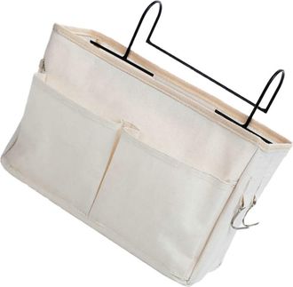 DOITOOL Praktischer T&uuml;rh&auml;ngender Aufbewahrungsbeutel Wei&szlig; Vielseitiger Organizer f&uuml;r Schlafzimmer K&uuml;che Wohnzimmer Wandmontage Robustes Material Platzsparend 