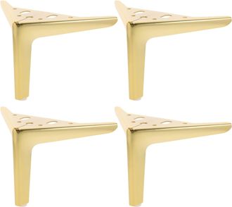 Valiclud ELAYARD 4 Stück Metall möbelfüße Dreieckige Stabile Möbelbeine aus Kaltgewalztem Stahl für Schränke Sofas und Tische Langlebige Ersatzfüße für Möbel m