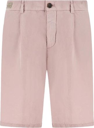 Paul & Shark Homme, Shorts, Rose, Taille: XL Short en coton et lin