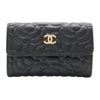 Chanel Porte-cartes de visite Pre-owned - Femme - Pre-owned - Noir - Taille: ONE Size