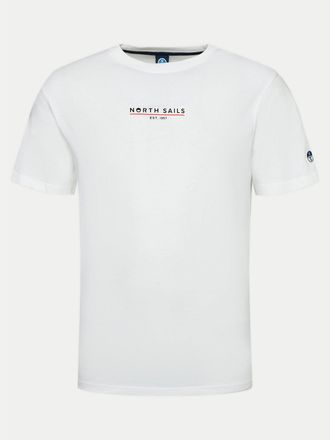 North Sails T-Shirt 692974 Wei&szlig; Comfort Fit