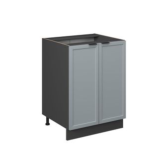 Vicco K&uuml;chenschr&auml;nke Fame-Line, Hellblau-grau, 60 cm ohne Arbeitsplatte