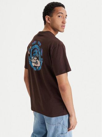 Element T-Shirt Bad Doggie ELYZT00560 Braun Relaxed Fit