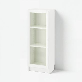 IKEA BILLY / OXBERG B&uuml;cherregal mit Glast&uuml;r