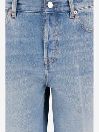 Gucci Womens Cotton Denim Jeans Blue