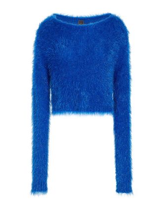 8 by YOOX KNIT CROP TOP