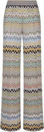 Missoni Femme, Pantalons, Multicolore, Taille: 40 FR Wide Pantalons