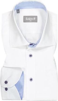 Fakts Herren Hemd weiß Baumwolle