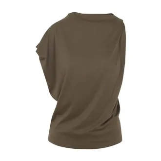 Jacquemus Femme, Blouses et Chemises, Vert, Taille: 38 FR The Drap Top