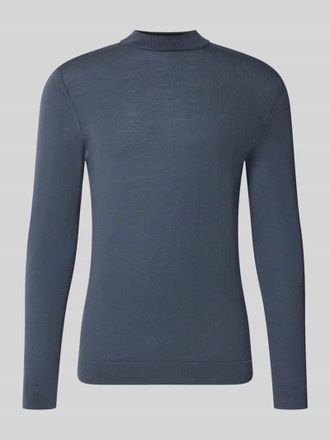 Drykorn Slim Fit Longsleeve aus reiner Schurwolle Modell Arwon