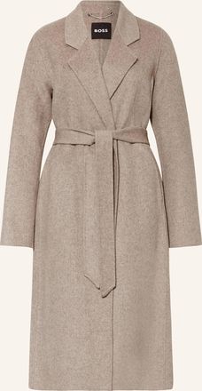 HUGO BOSS Wollmantel Cotaz beige