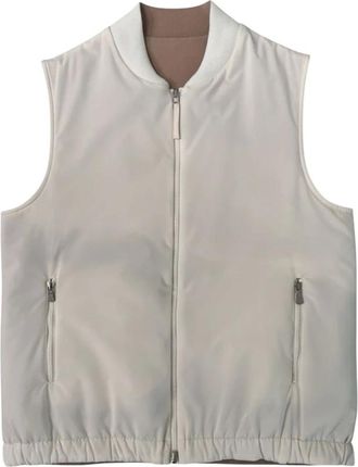 Gran Sasso Femme, Vestes, Blanc, Taille: 38 FR 78290 Reversible Vest