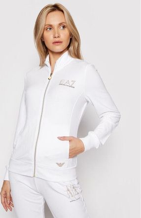 Emporio Armani Sweatshirt 8NTM43 TJ9RZ 1100 Wei&szlig; Regular Fit