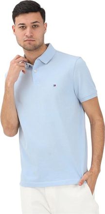 Tommy Hilfiger Homme, Tops, Bleu, Taille: M Polo en piqu&eacute; coupe classique Collection 1985