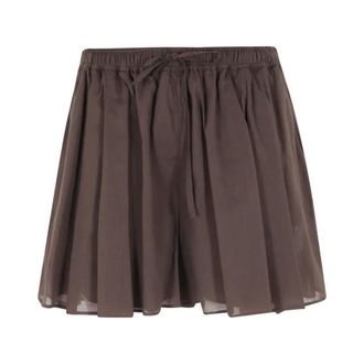 Federica Tosi Damen, Shorts, Braun, XSGr&ouml;&szlig;e