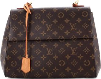 Louis Vuitton Cluny Top Handle Bag Monogram Canvas MM shoulder bag - Braun