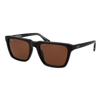 Web Schwarze Acetat-Sonnenbrille