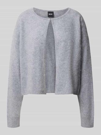 HUGO BOSS Strickjacke aus Wolle Kaschmir ohne Verschluss