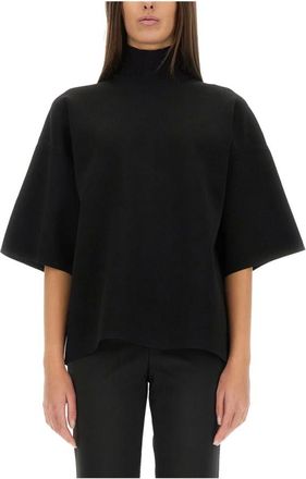 Theory Femme, Tops, Noir, Taille: 38 FR T-Chemises